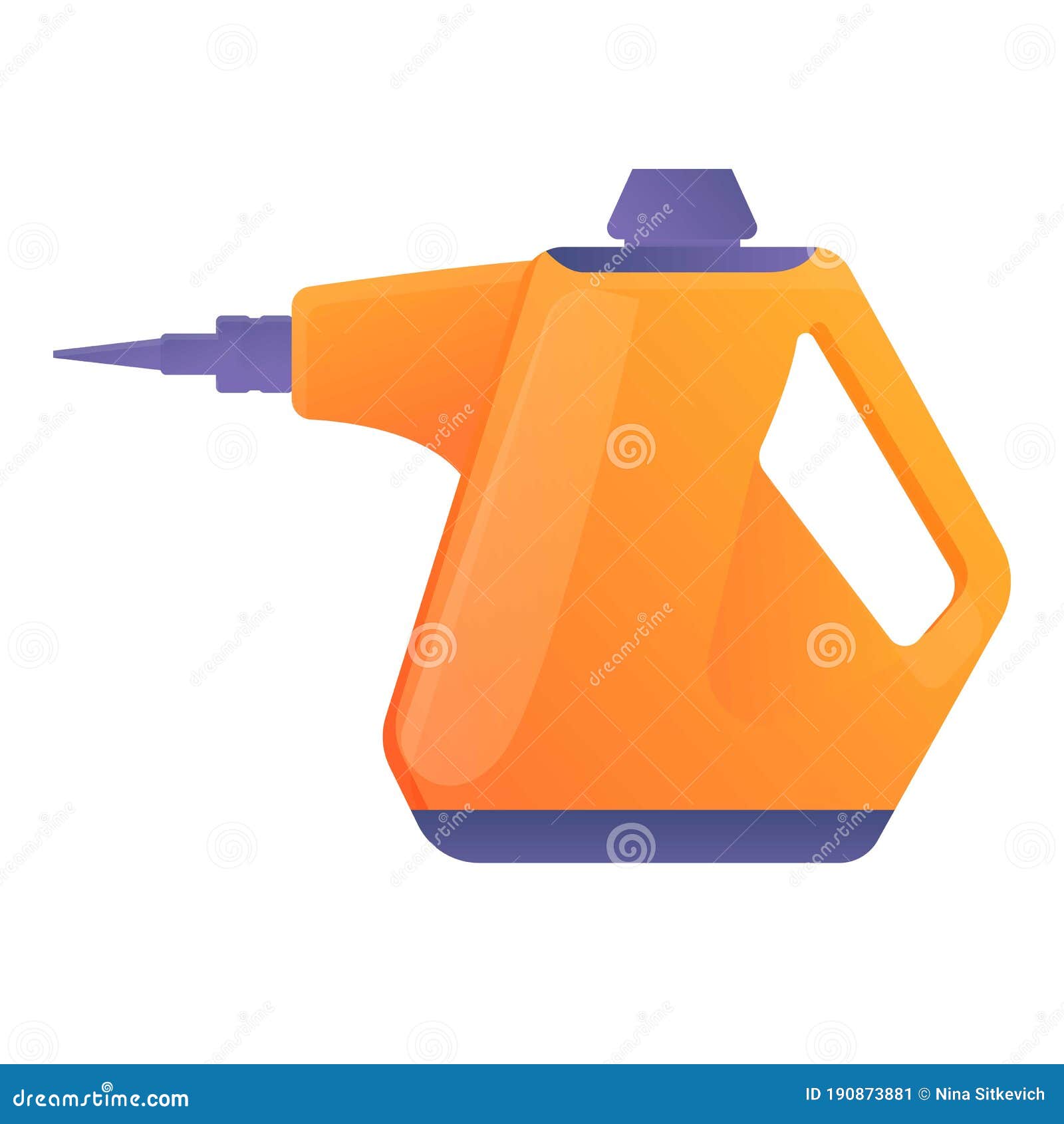 House Steam Cleaner Icon, Cartoon Style Stock Vector - Illustration of ...