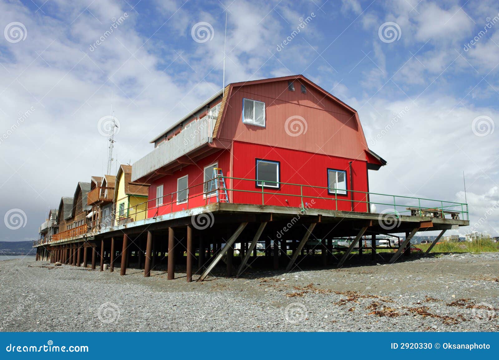 House on stilts stock photo. Image of water, construction - 2920330