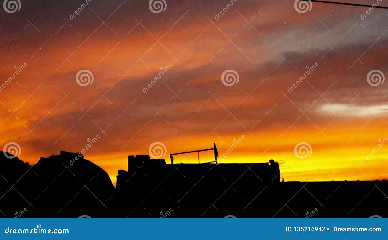 A House during Sunset Sight Stock Photo - Image of sunset, sight: 135216942