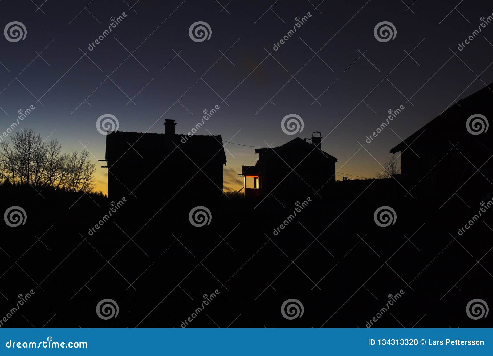 House in sunset stock photo. Image of houses, house - 134313320