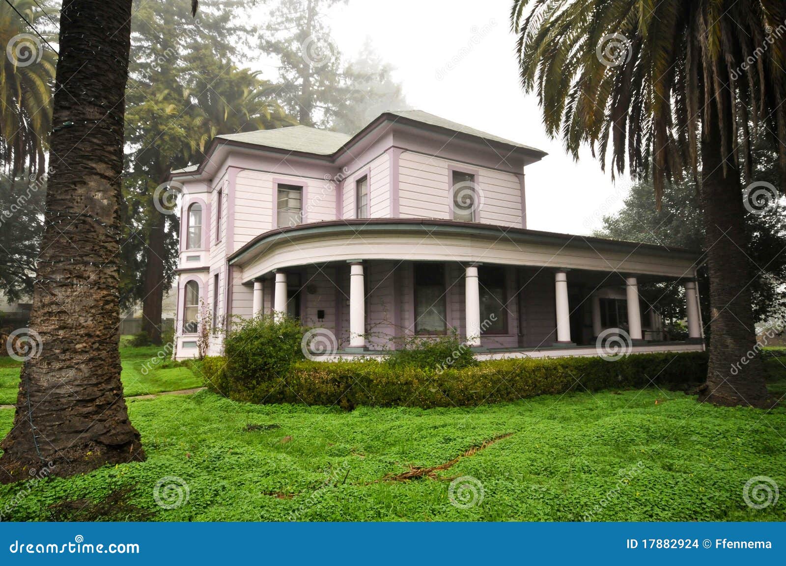 House Surrounded by Trees and Grass Stock Photo - Image of color ...