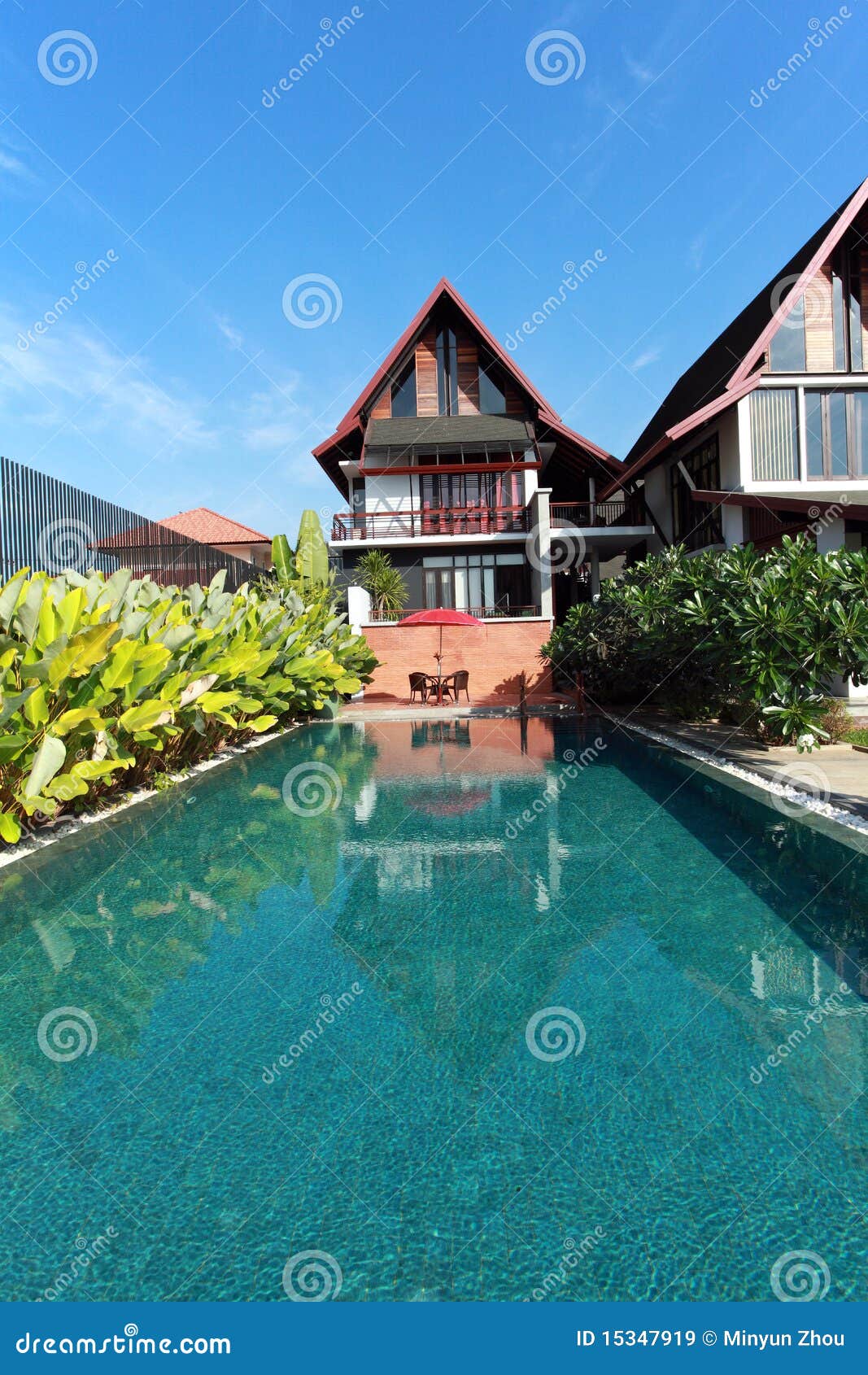 House with Swimming Pool stock image. Image of seat, projects - 15347919