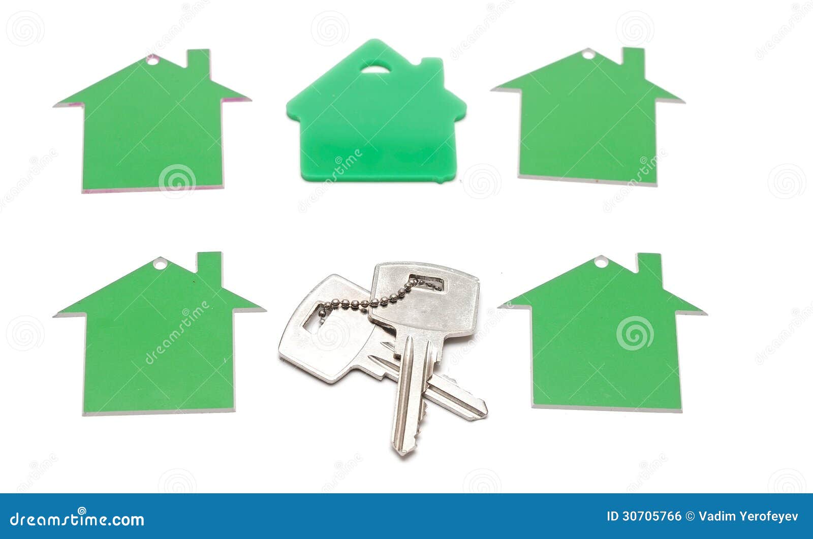 House symbol and key stock photo. Image of home, flat - 30705766