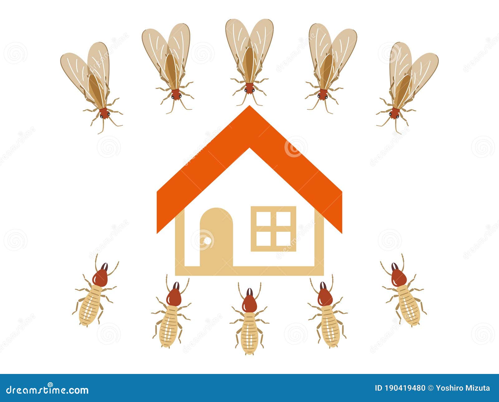 Termites Cartoons, Illustrations & Vector Stock Images - 1108 Pictures ...