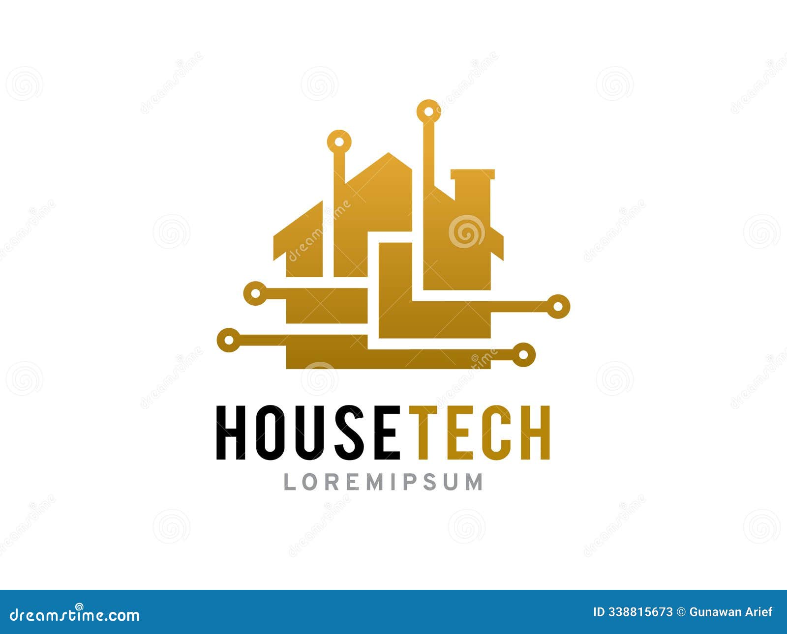 House Technology Logo Symbol or Icon Template Stock Vector ...