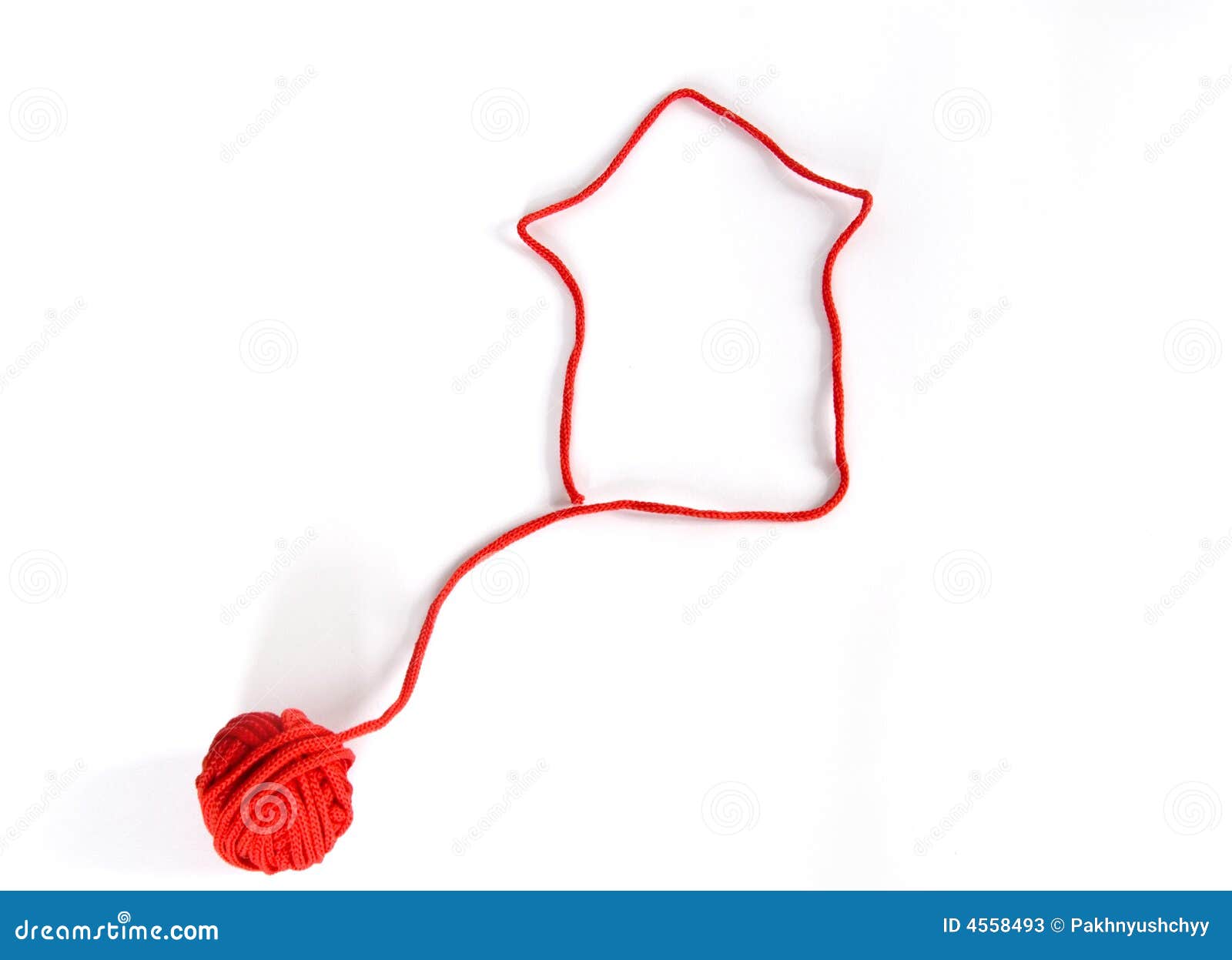 House from a thread stock image. Image of needlework, homemade - 4558493