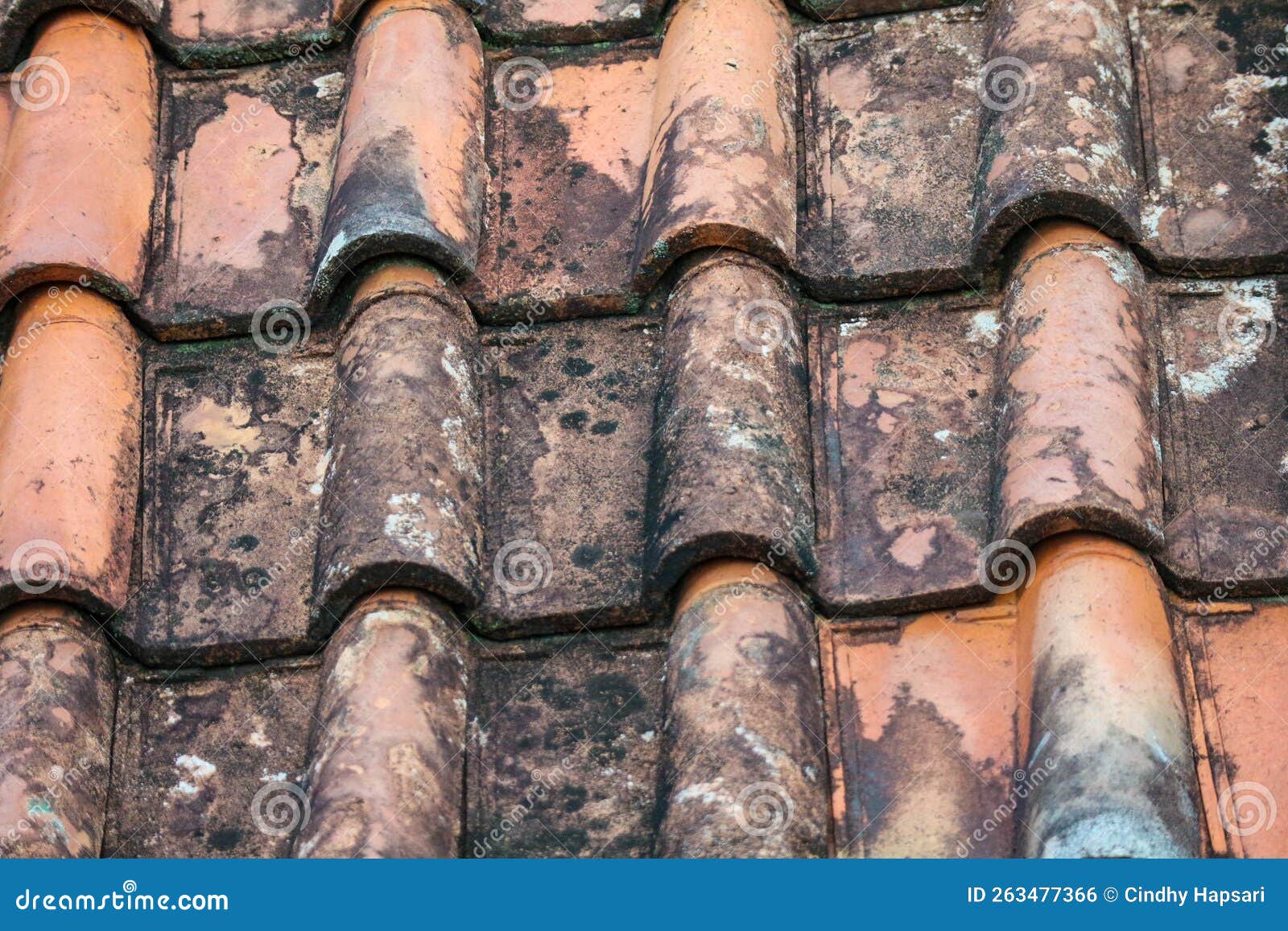 House Tiles Made of Red Clay Stock Photo - Image of detail, industrial ...