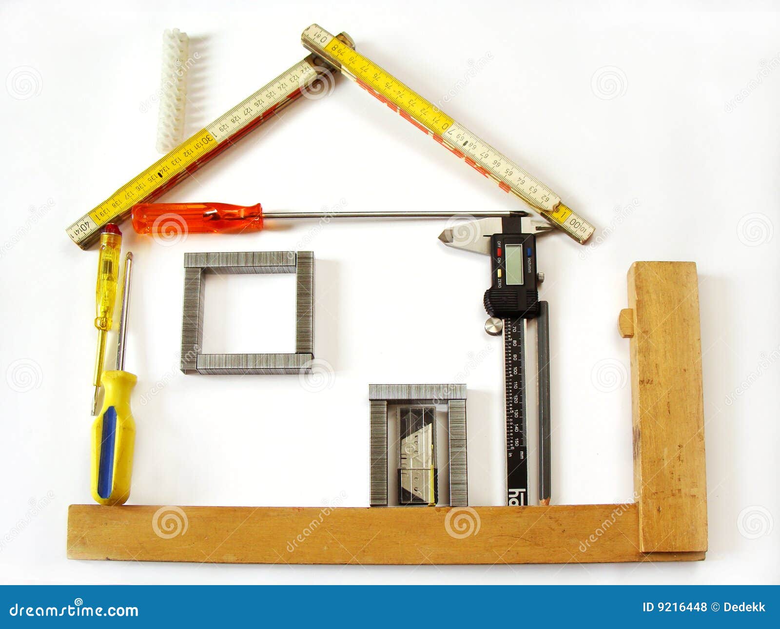 House by tools stock photo. Image of family, hammer, screwer - 9216448