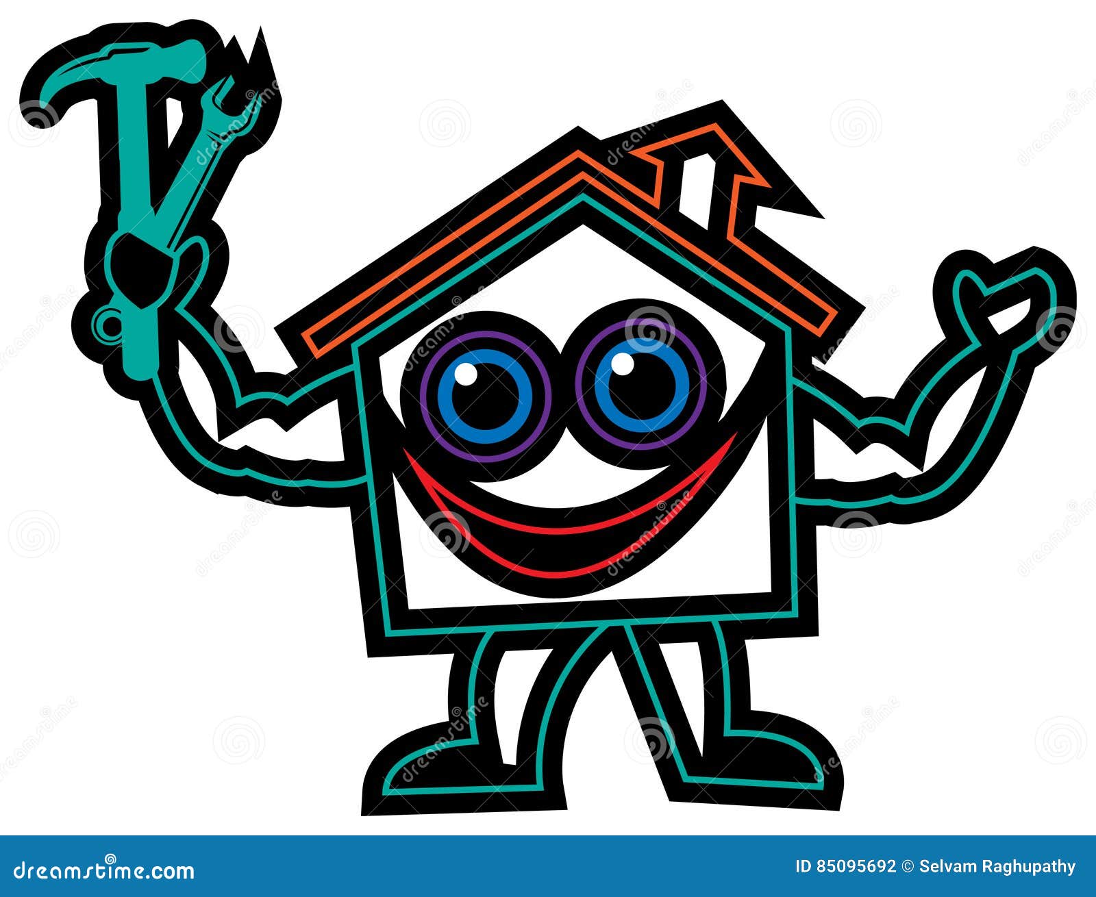 House and tools stock vector. Illustration of renewable - 85095692