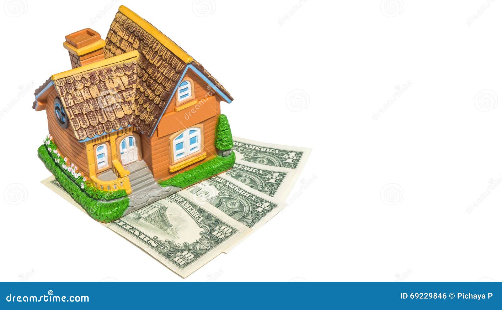 House Toy on Money Bank Notes Stock Photo - Image of australia, dollar ...