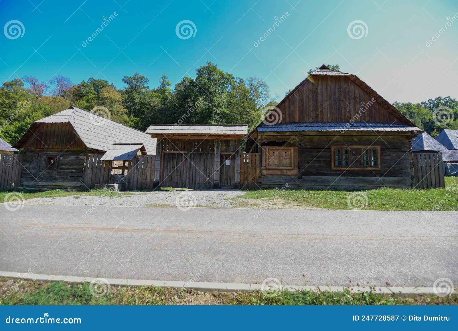 House in Traditional Romanian Style 169 Stock Image - Image of ...