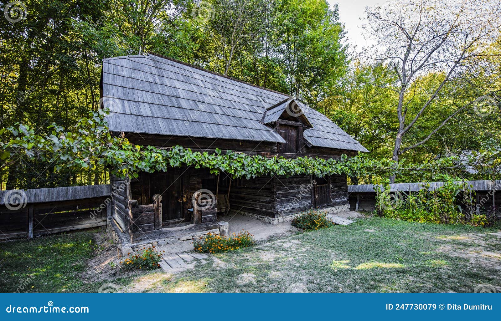 House in Traditional Romanian Style 61 Stock Image - Image of natural ...