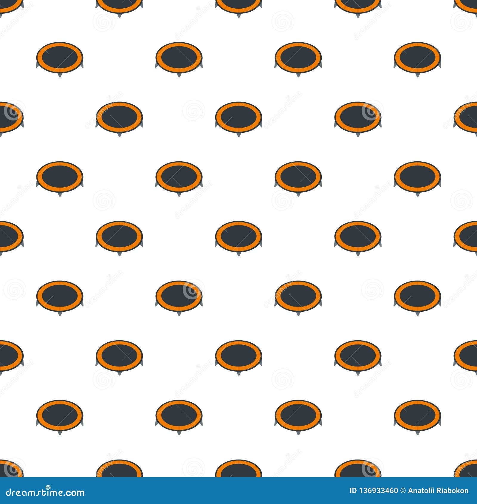 House Trampoline Pattern Seamless Vector Stock Vector - Illustration of ...
