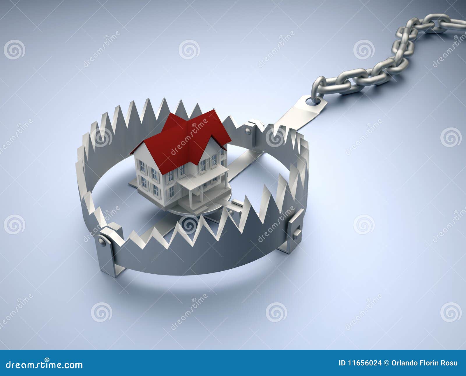 House On Trap Royalty-Free Stock Image | CartoonDealer.com #11656024