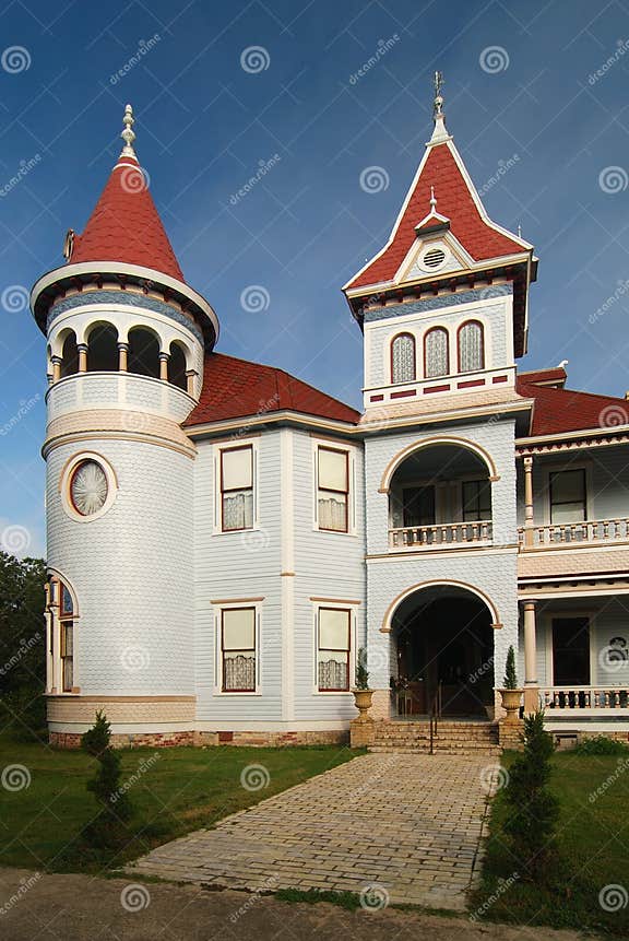 House with turret stock photo. Image of design, architecture - 3655984