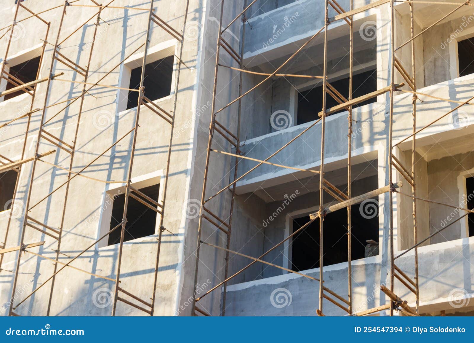 House under construction stock photo. Image of industry - 254547394