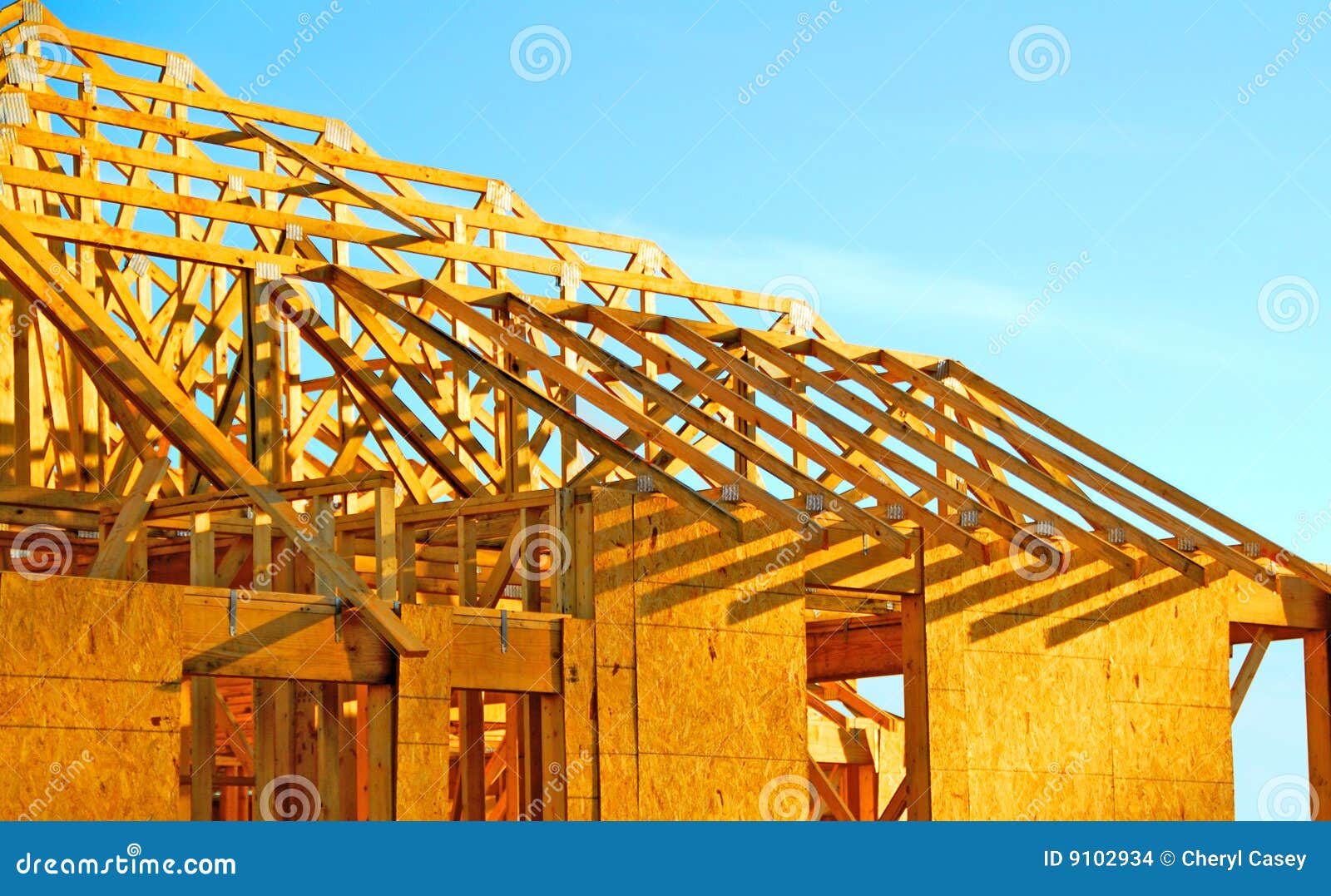 House under construction stock photo. Image of investment - 9102934