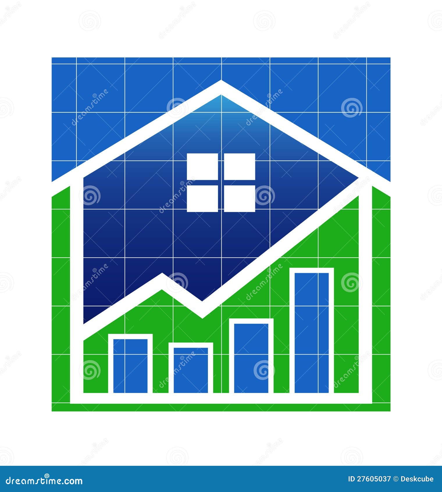 House Value market logo stock vector. Illustration of investment - 27605037