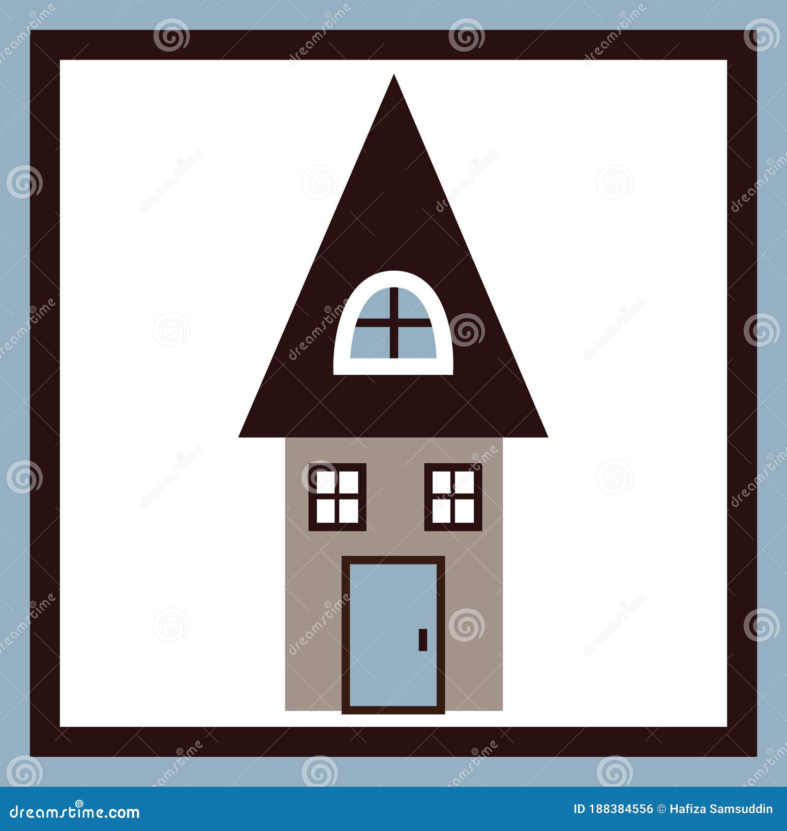 House. Vector Illustration Decorative Design Stock Vector ...