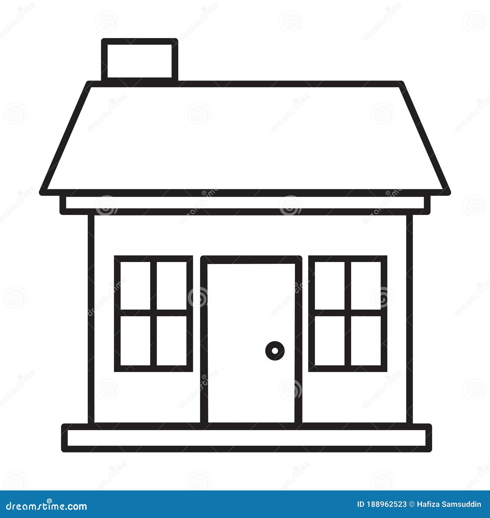 House. Vector Illustration Decorative Design Stock Vector ...