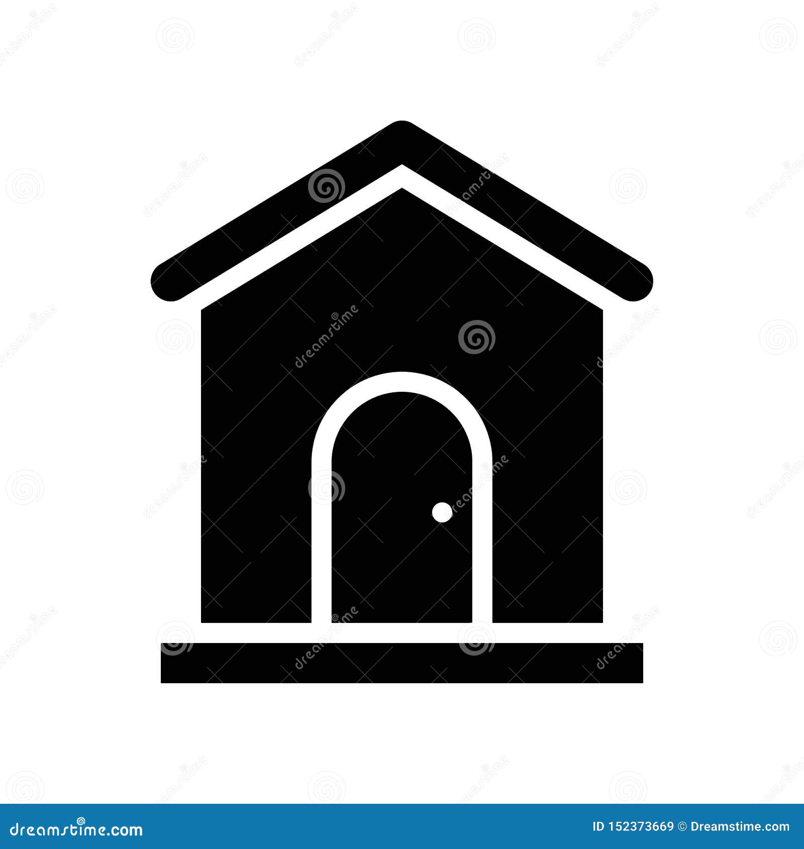 House Vector, Social Media Solid Style Icon Stock Vector - Illustration ...