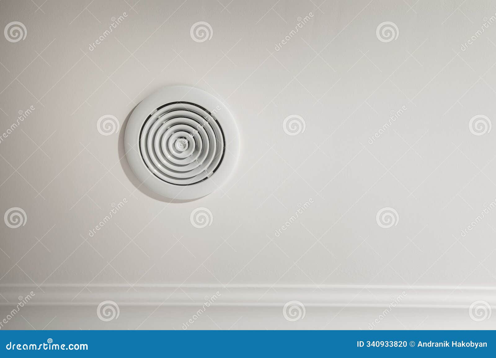 House Ventilation System with Holes in the Ceiling Stock Illustration ...