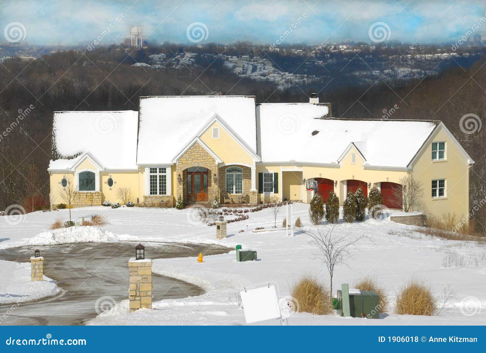 House with a View stock photo. Image of homesite, ridge - 1906018