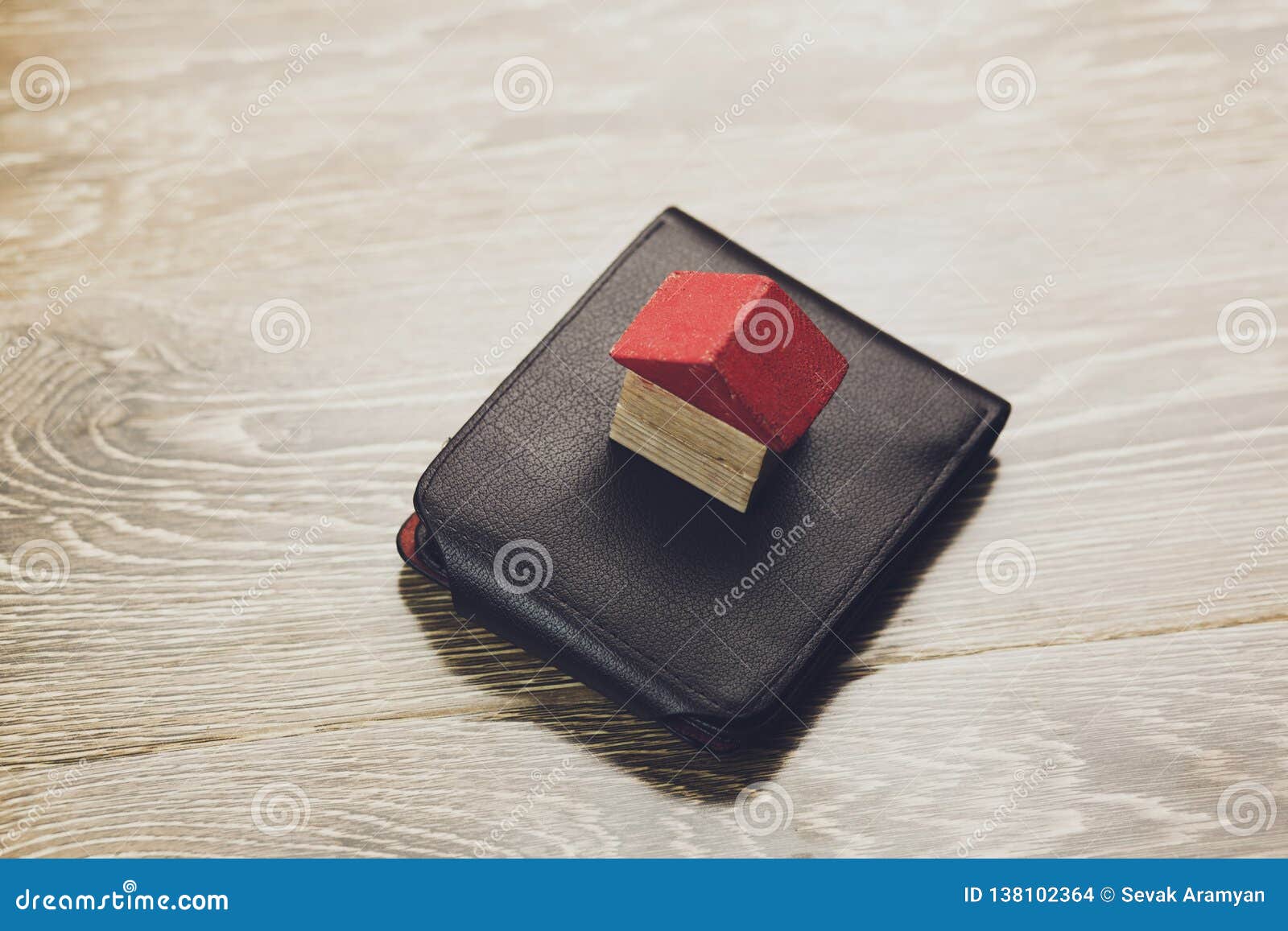 House on wallet stock photo. Image of agent, broker - 138102364