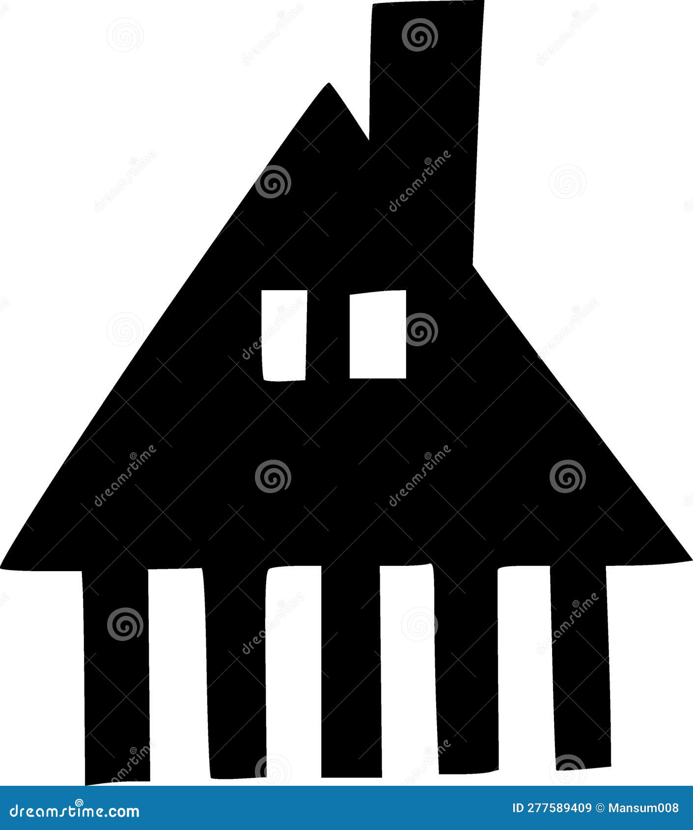 House. Web Icon Simple Illustration Stock Illustration - Illustration ...