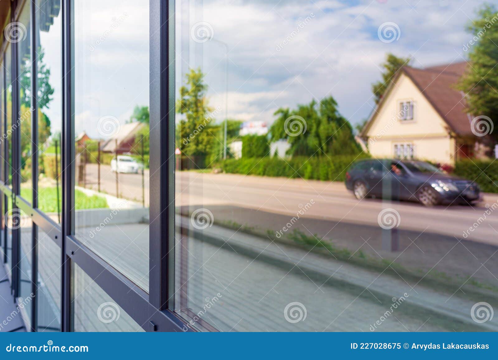 House Window Floor, Side Wall Of House, House Design Idea.Empty Inside ...