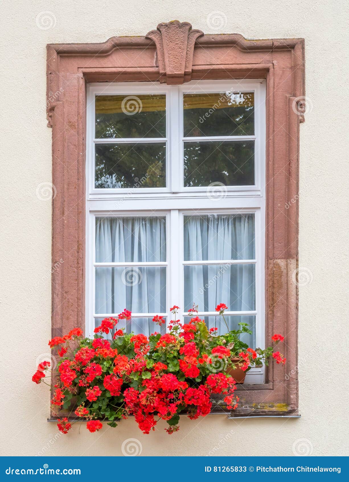 House window in Germany stock image. Image of cute, peaceful - 81265833