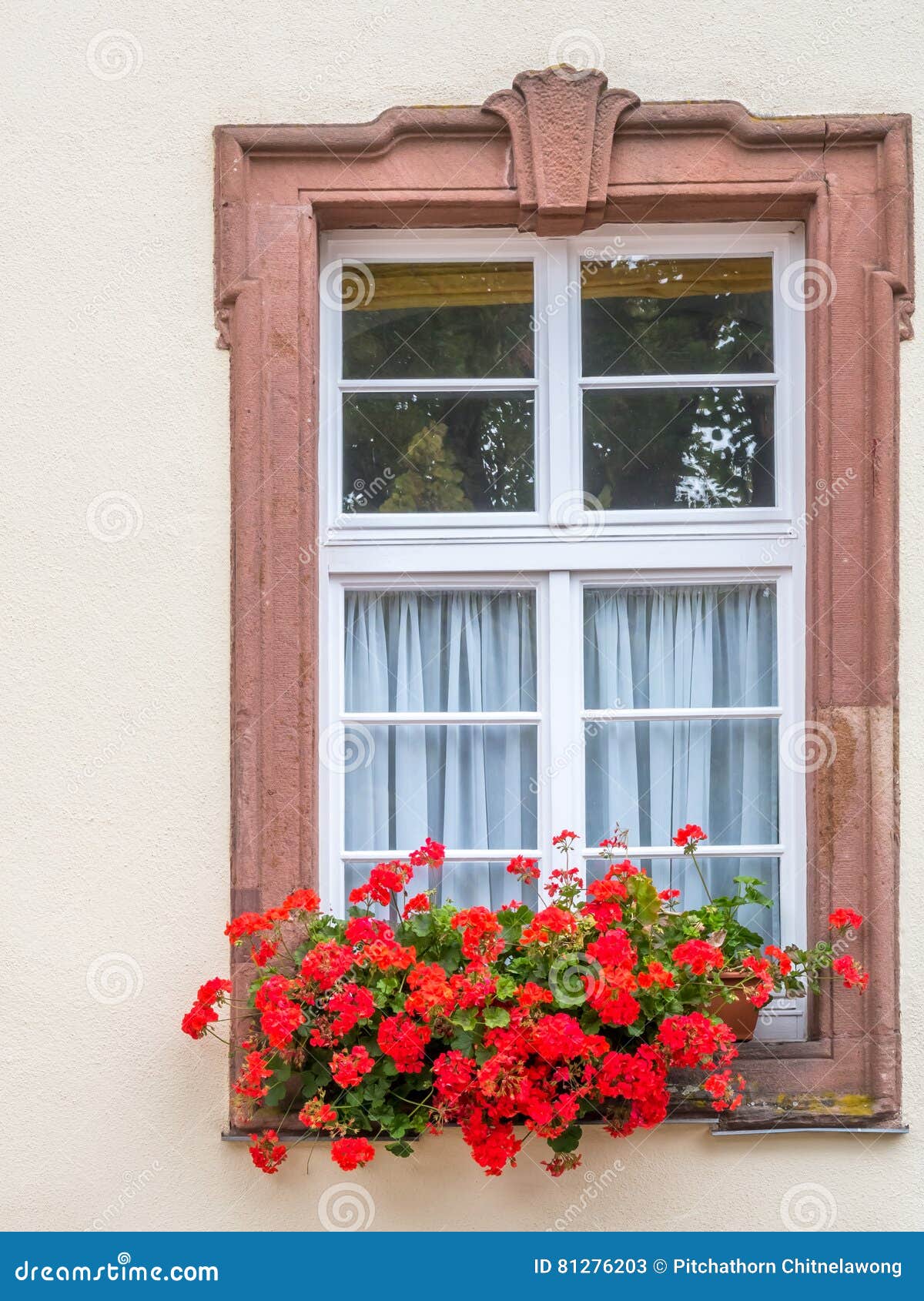 House window in Germany stock image. Image of window - 81276203