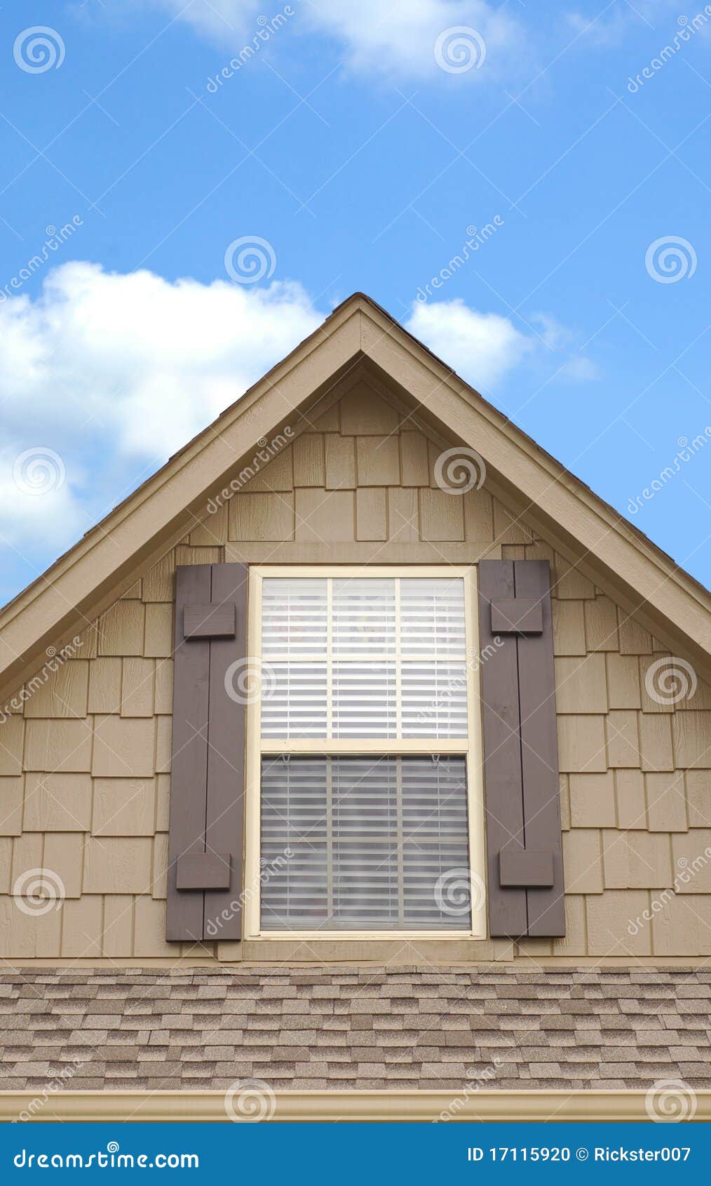 House Window Peak stock photo. Image of district, built - 17115920