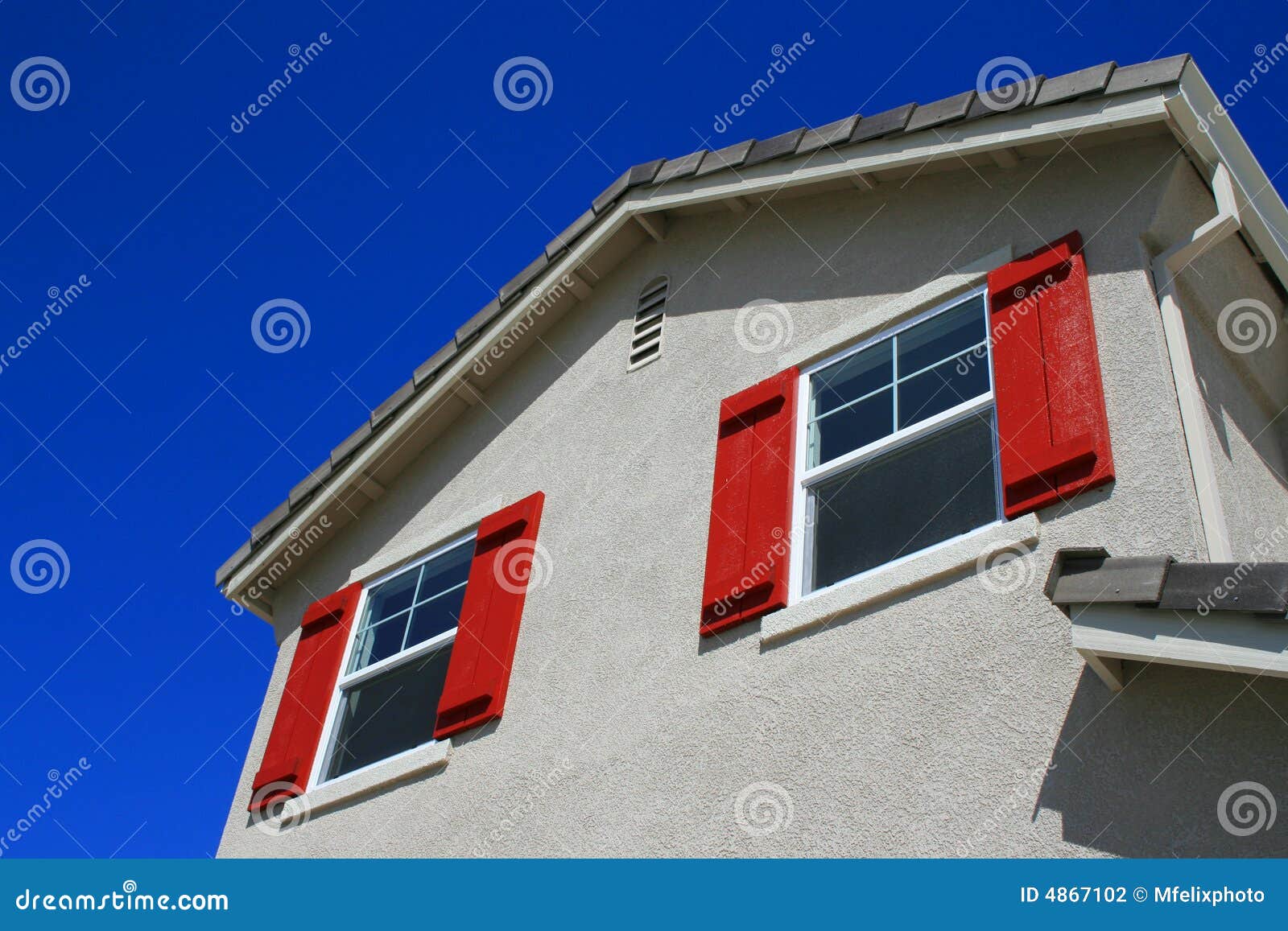 House Windows stock photo. Image of housing, architecture - 4867102