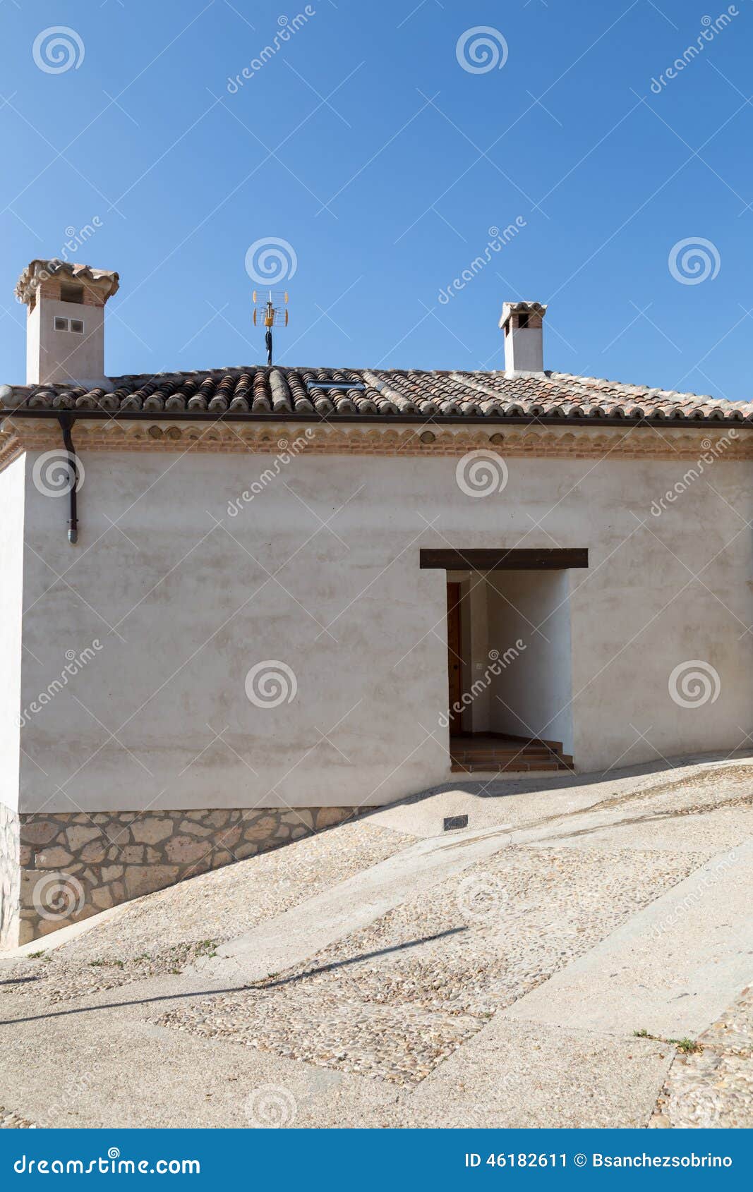 House without windows stock image. Image of construction - 46182611