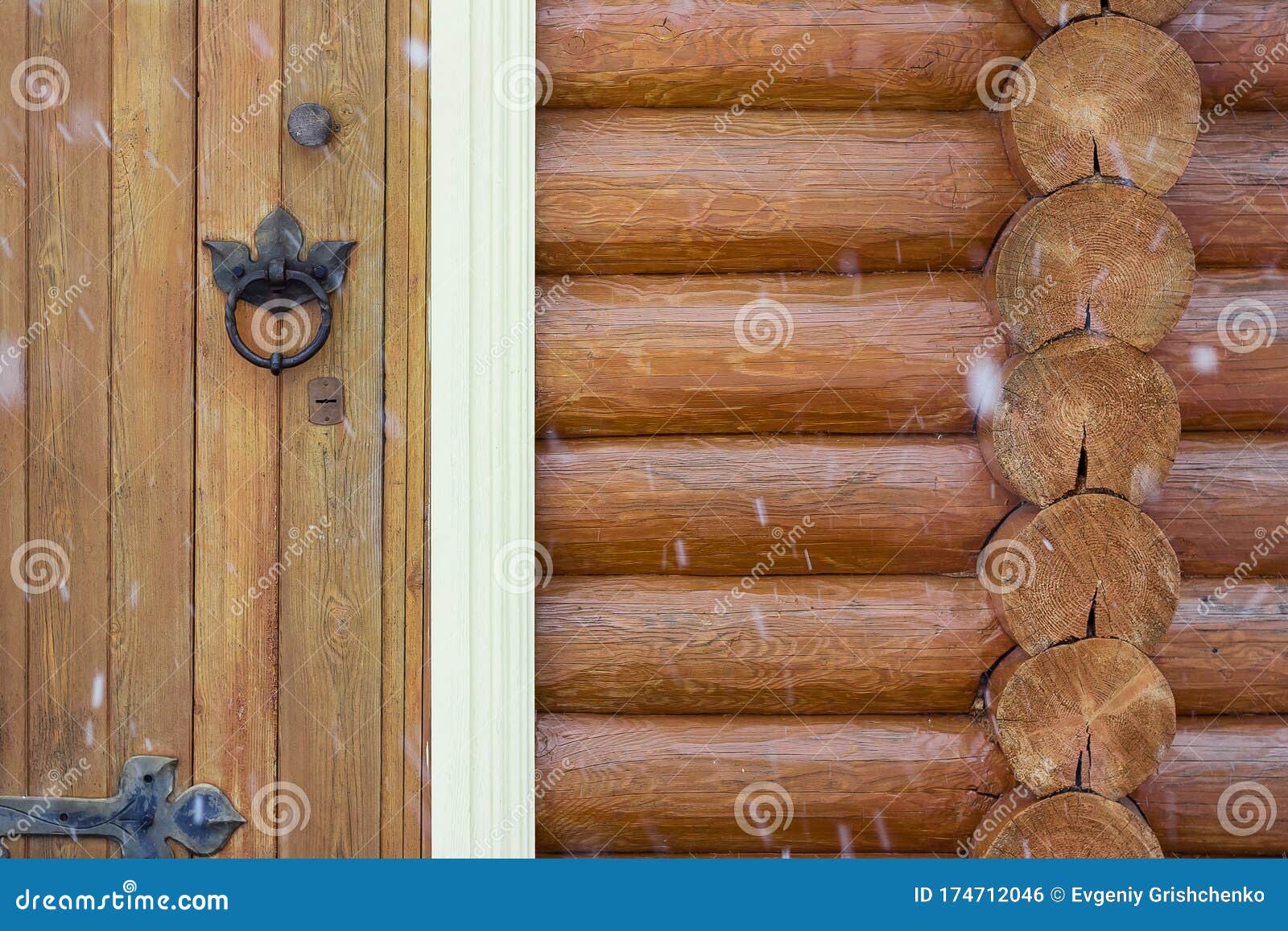 House Wooden Construction Wall Logs Frame Structure Timber Stock Photo ...