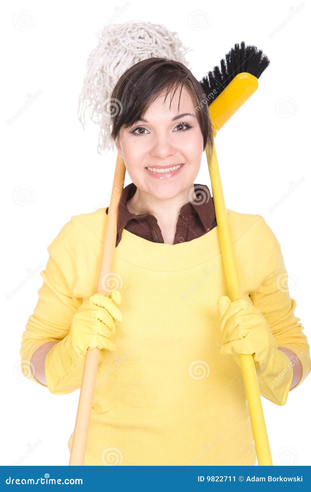 House work stock image. Image of beauty, domestic, person - 9822711