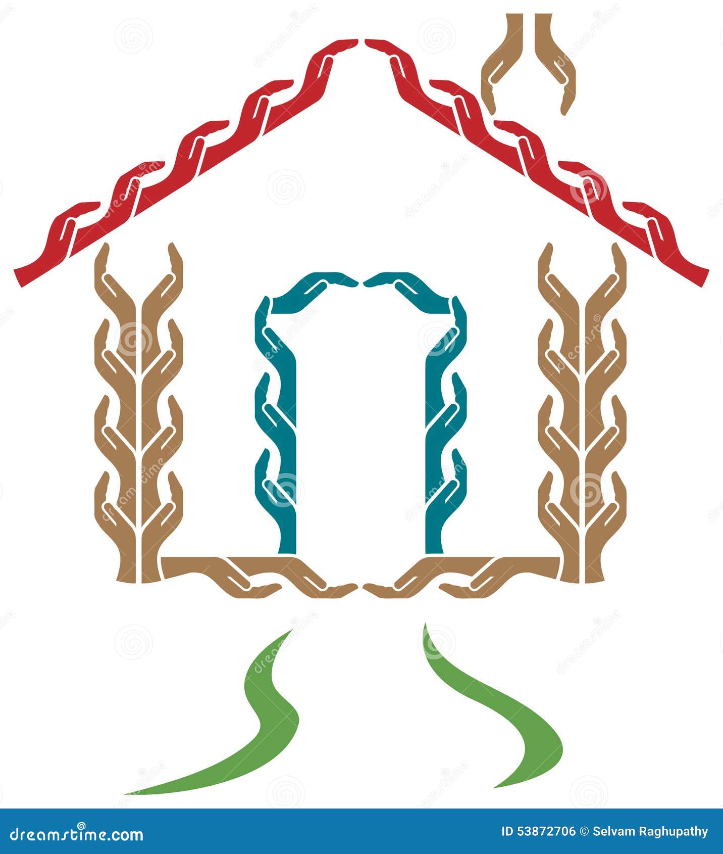 House Work People Vector Illustration. Family Member Character Do ...