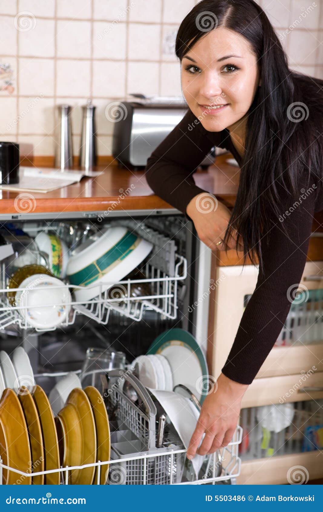 House working stock photo. Image of cleanup, glass, dishwasher - 5503486