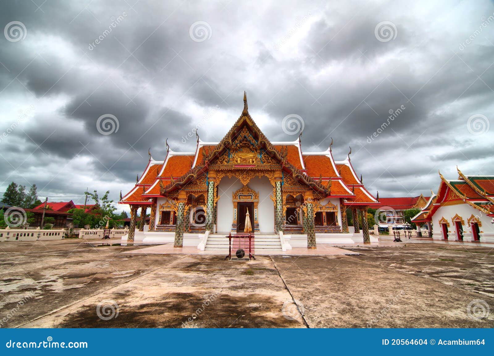 House of Worship, Thai Temple (HDR) Stock Photo - Image of worship ...
