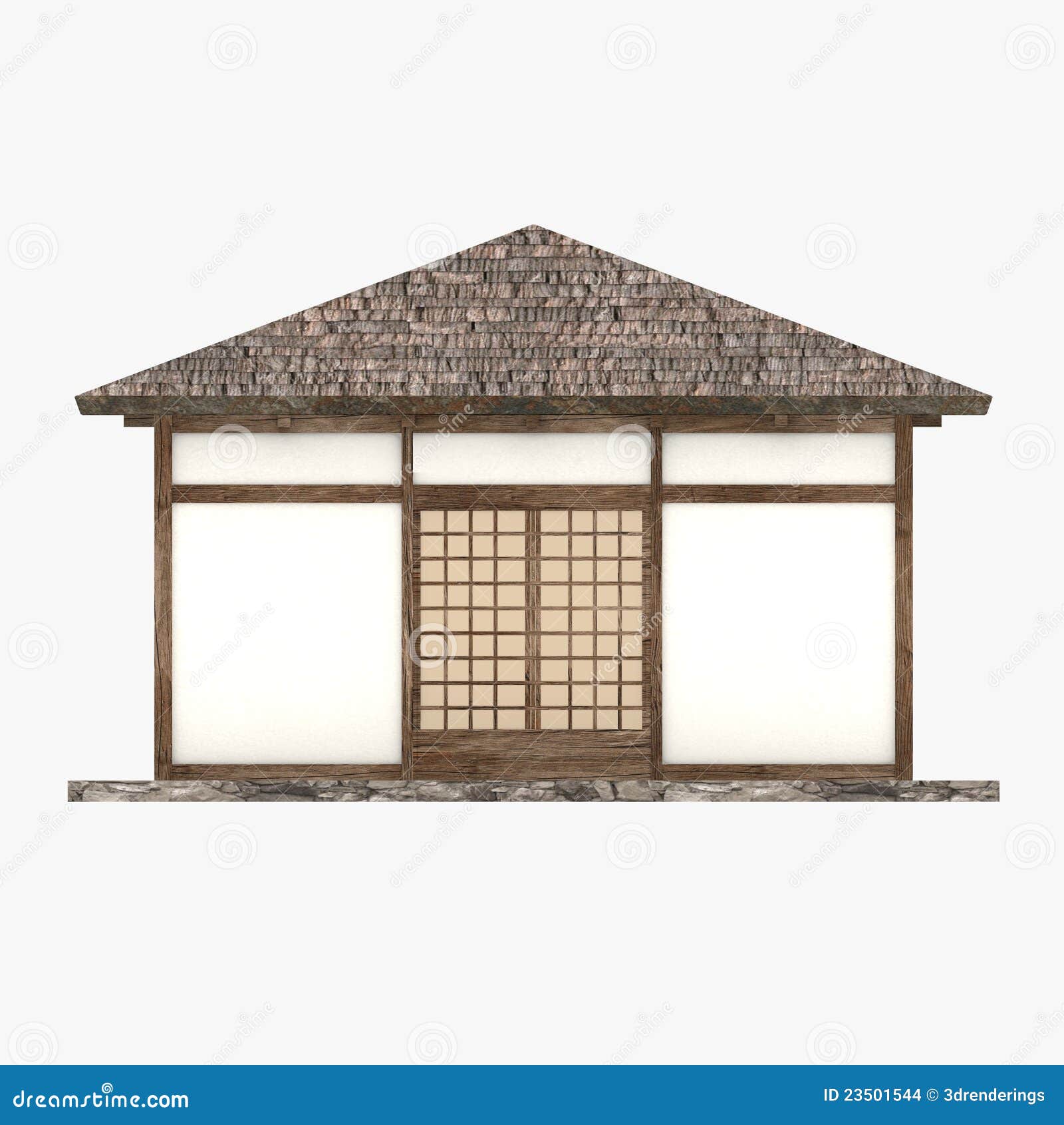 House10 japonais illustration stock. Illustration du bois - 23501544