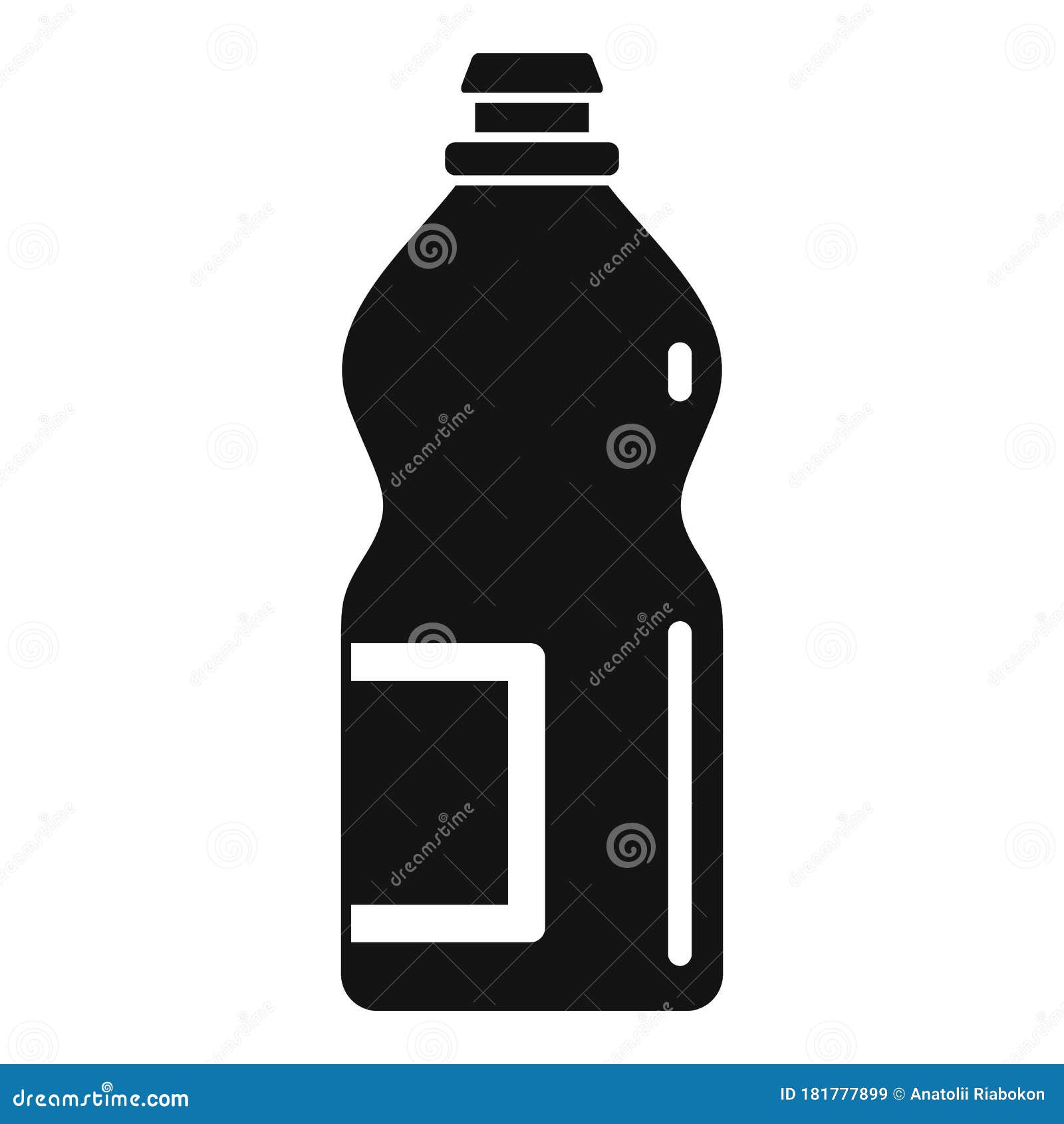 Household Bleach Icon, Simple Style Stock Vector - Illustration of ...