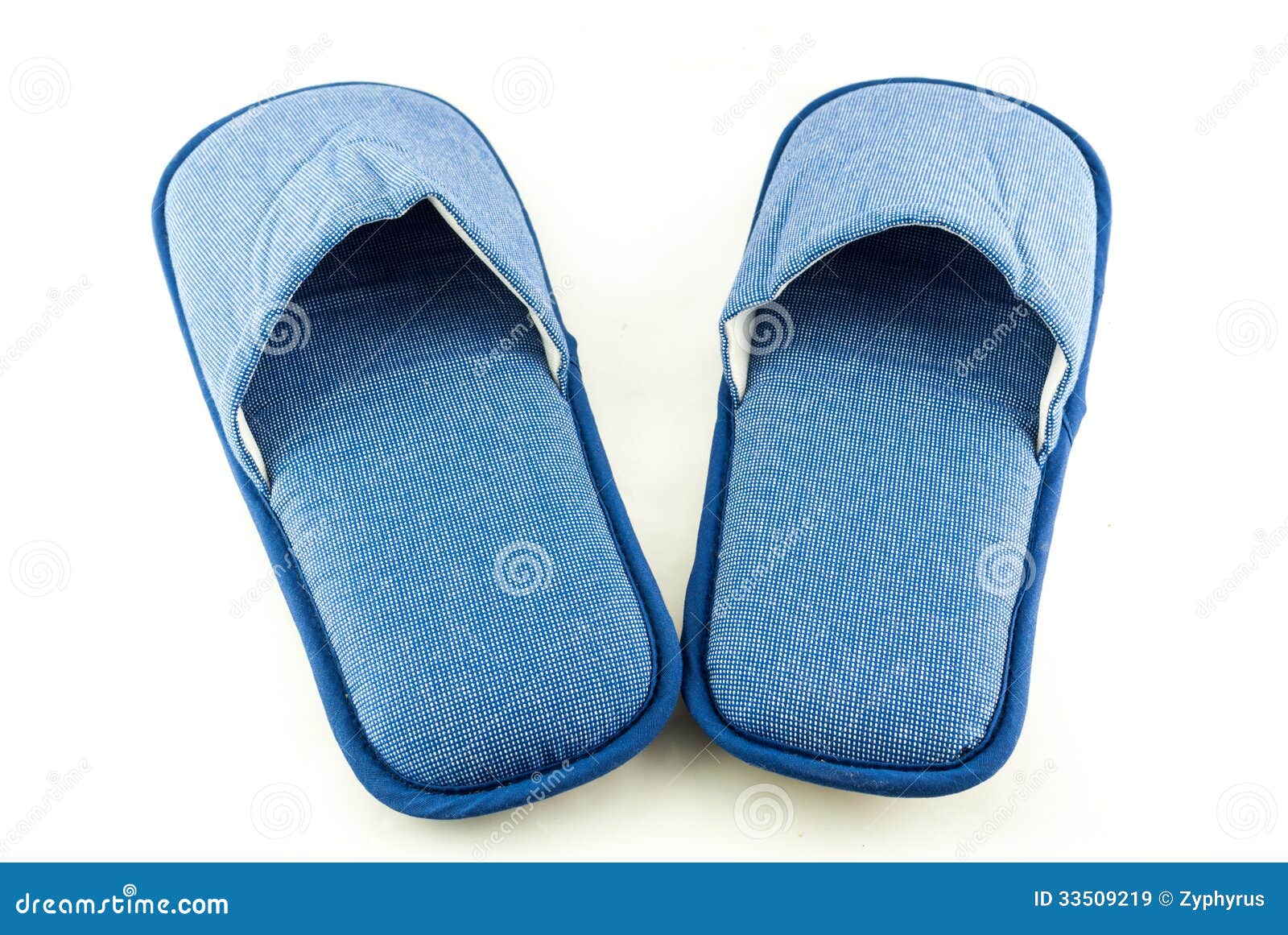 Household blue slippers stock image. Image of floor, foot - 33509219