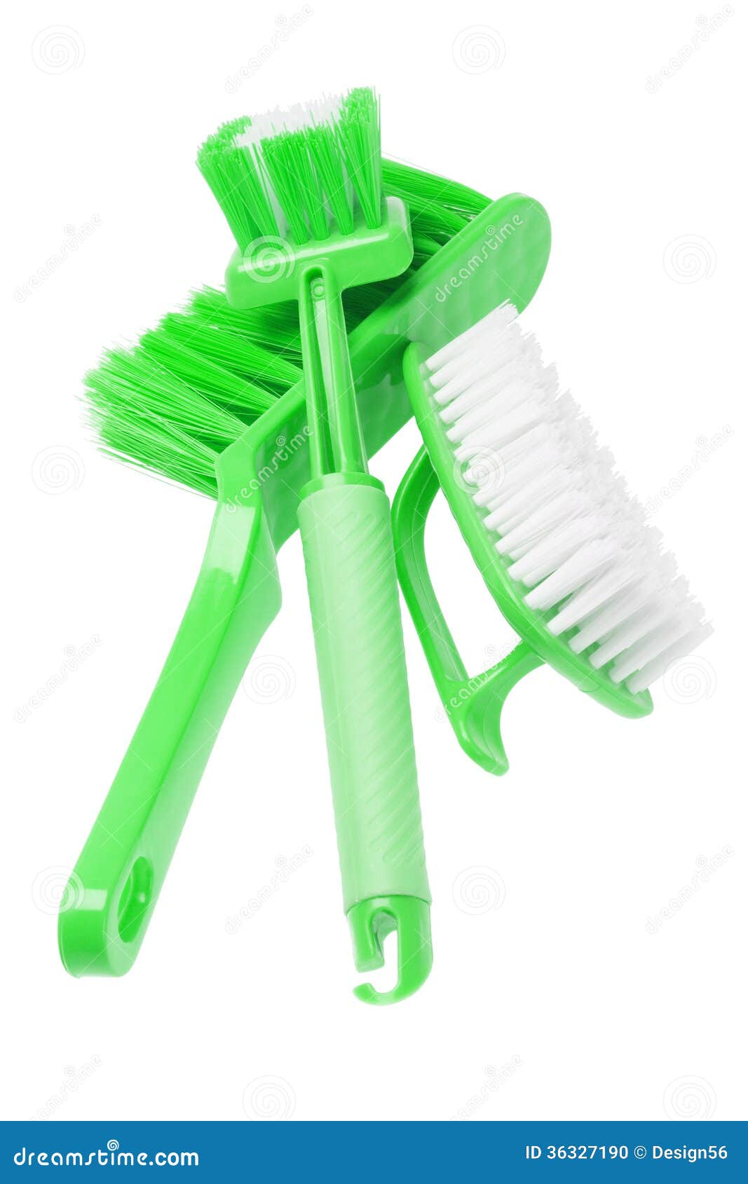 Household Brushes stock photo. Image of green, tool, object - 36327190
