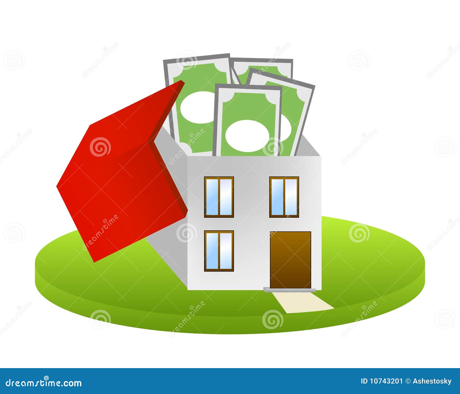 Household costs vector stock vector. Illustration of real - 10743201