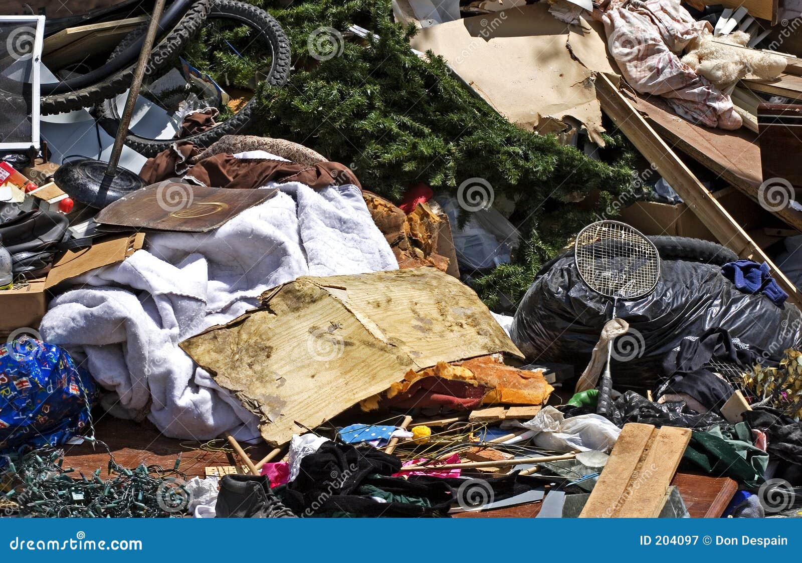 Household Garbage & Junk Stock Image - Image of garbage, trash: 204097