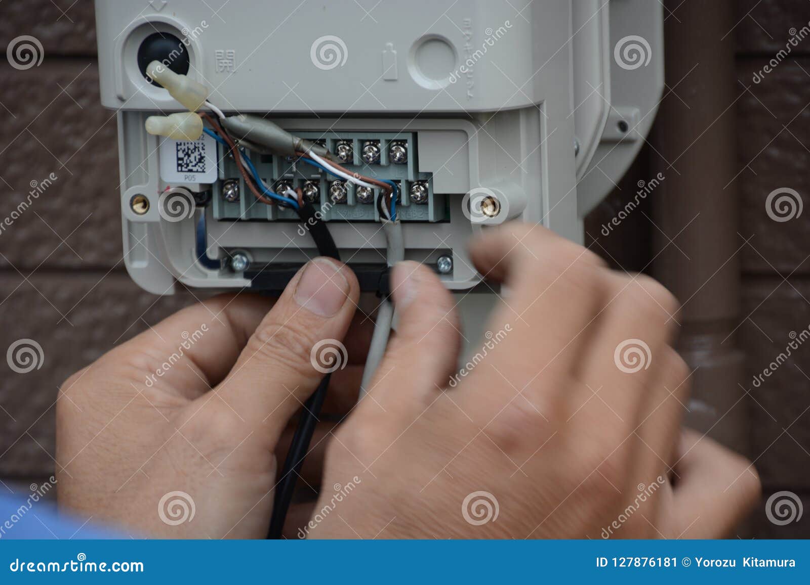 Propane Gas Installation Work Stock Image - Image of service, house ...