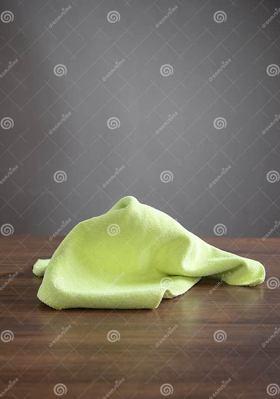 Household Rag on the Table at Home Stock Image - Image of cleaning ...