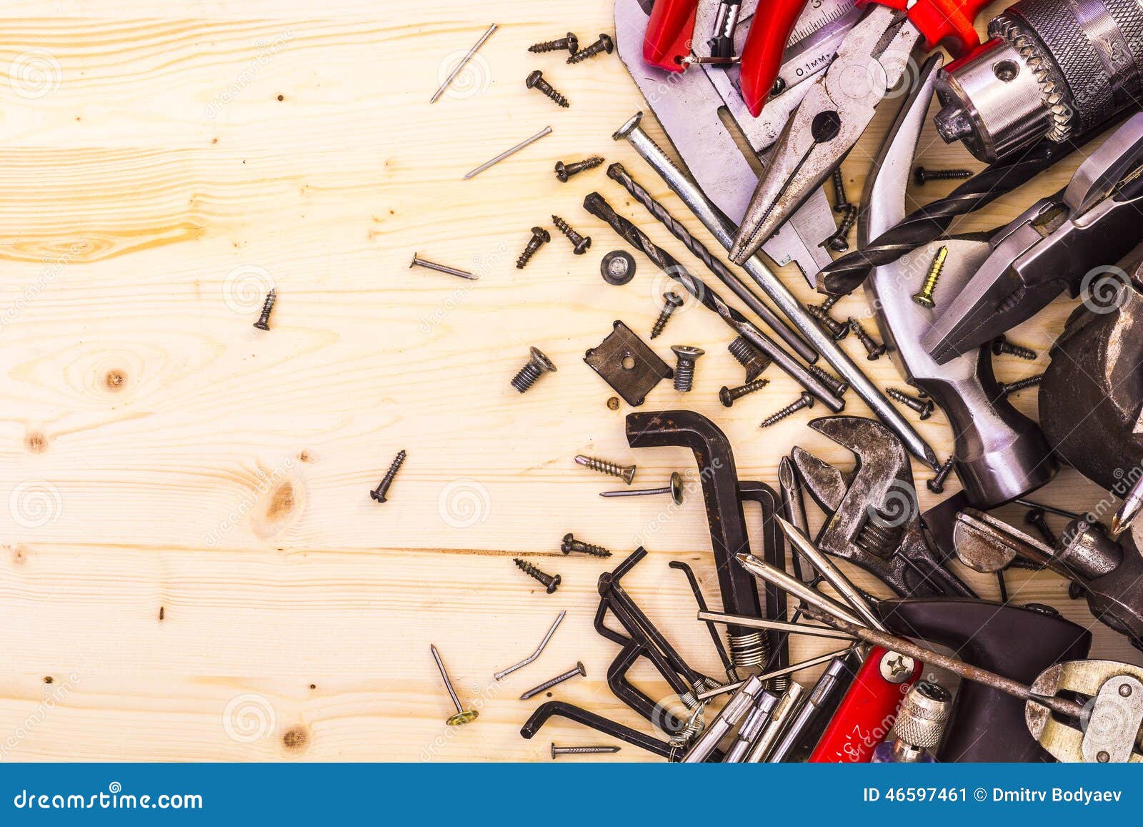 Household tools stock image. Image of equipment, instrument - 46597461