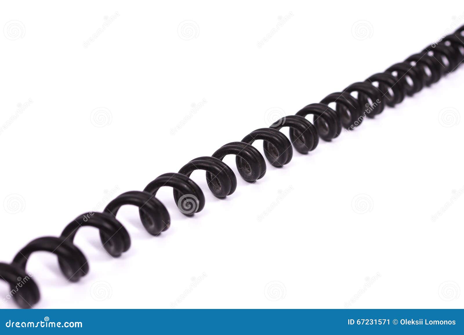 Household Twisted Black Wire-like Spring Stock Image - Image of voltage ...